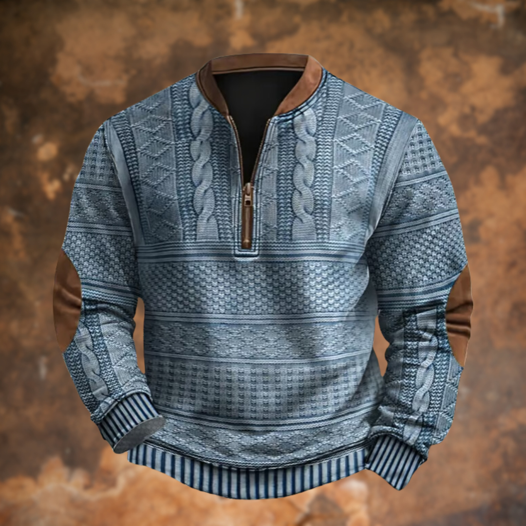 Enzo™ - Pullover mit halbem Reißverschluss – KOHLMANN - Berlin